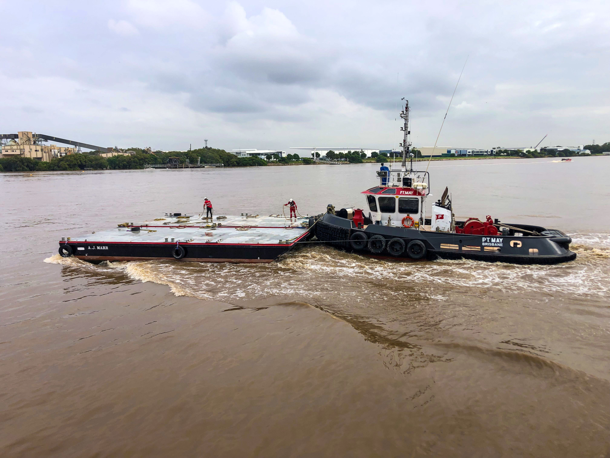 PT May A.J Marr Barge | Pacific Tug | Sea Towage | Sea Salvage ...
